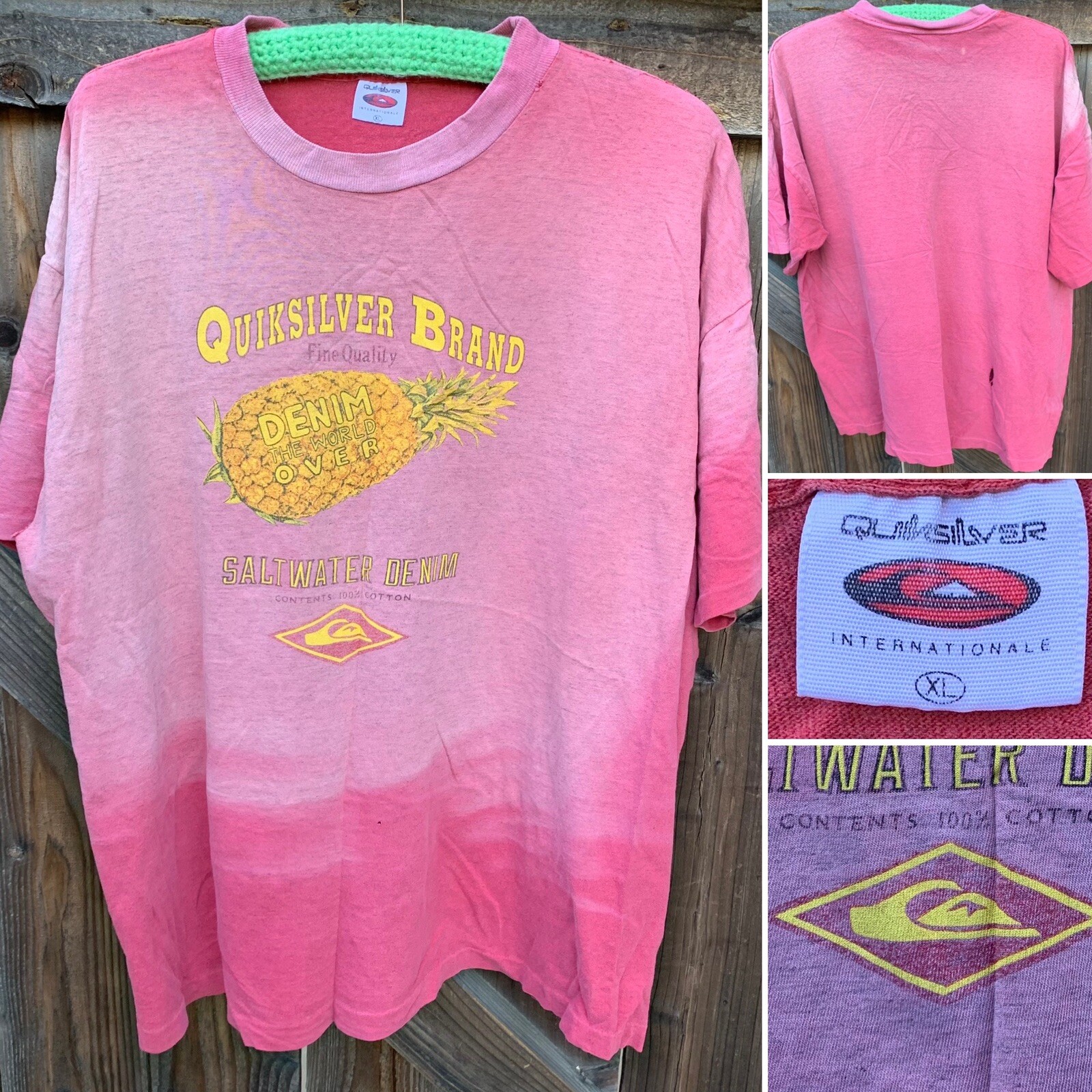 vintage Quicksilver Brand Denim the World Over Saltwa… - Gem