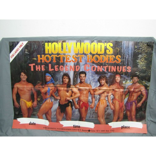 Vintage American Hunks Male Dancers Poster "The Legand Continues" #6 | eBay