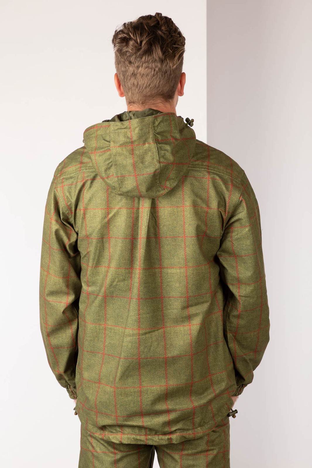 Men's Shooting Smock Tweed Print Waterproof Overhead Hunting Jacket 2 ...