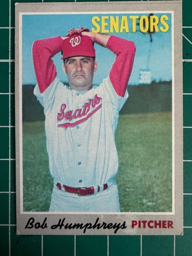 1970 TOPPS BASEBALL # 538 BOB HUMPHREYS Washington Senators | eBay