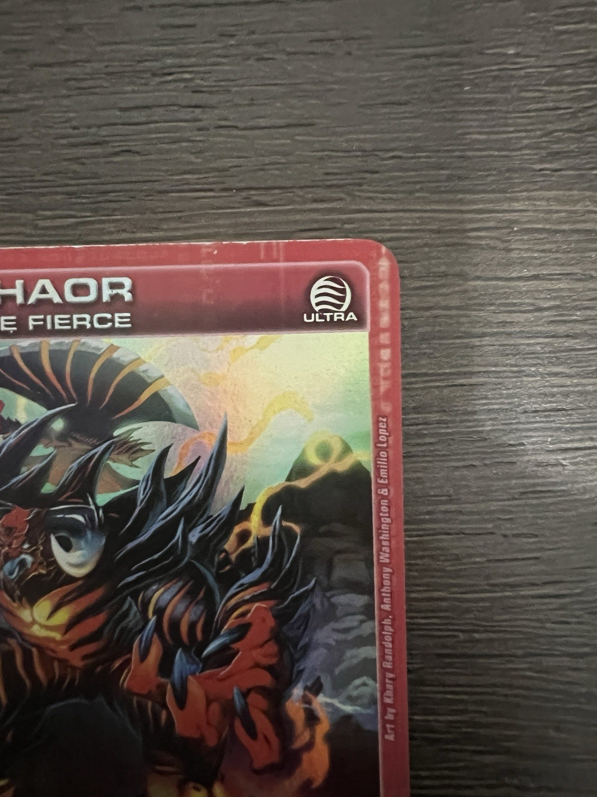 Chaotic TCG : Chaor The Fierce 1st Edition Ultra Rare Card Max Energy ...
