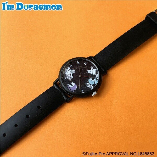 Doraemon KAORU Collab Watch Wristwatches Chocolate Scent Black Analog ...