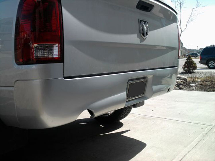 Fits 09-23 Dodge Ram 1500 2500 Street Scene Urethane Rear Roll Pan 950 ...