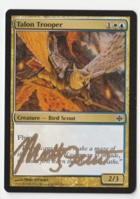 TALON TROOPER - ARTIST SIGNED IN GOLD - MATT STEWART - MTG | eBay