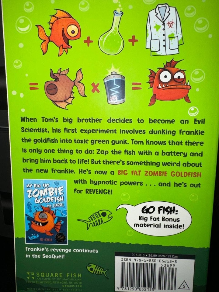 My Big Fat Zombie Goldfish 9781250052155| eBay