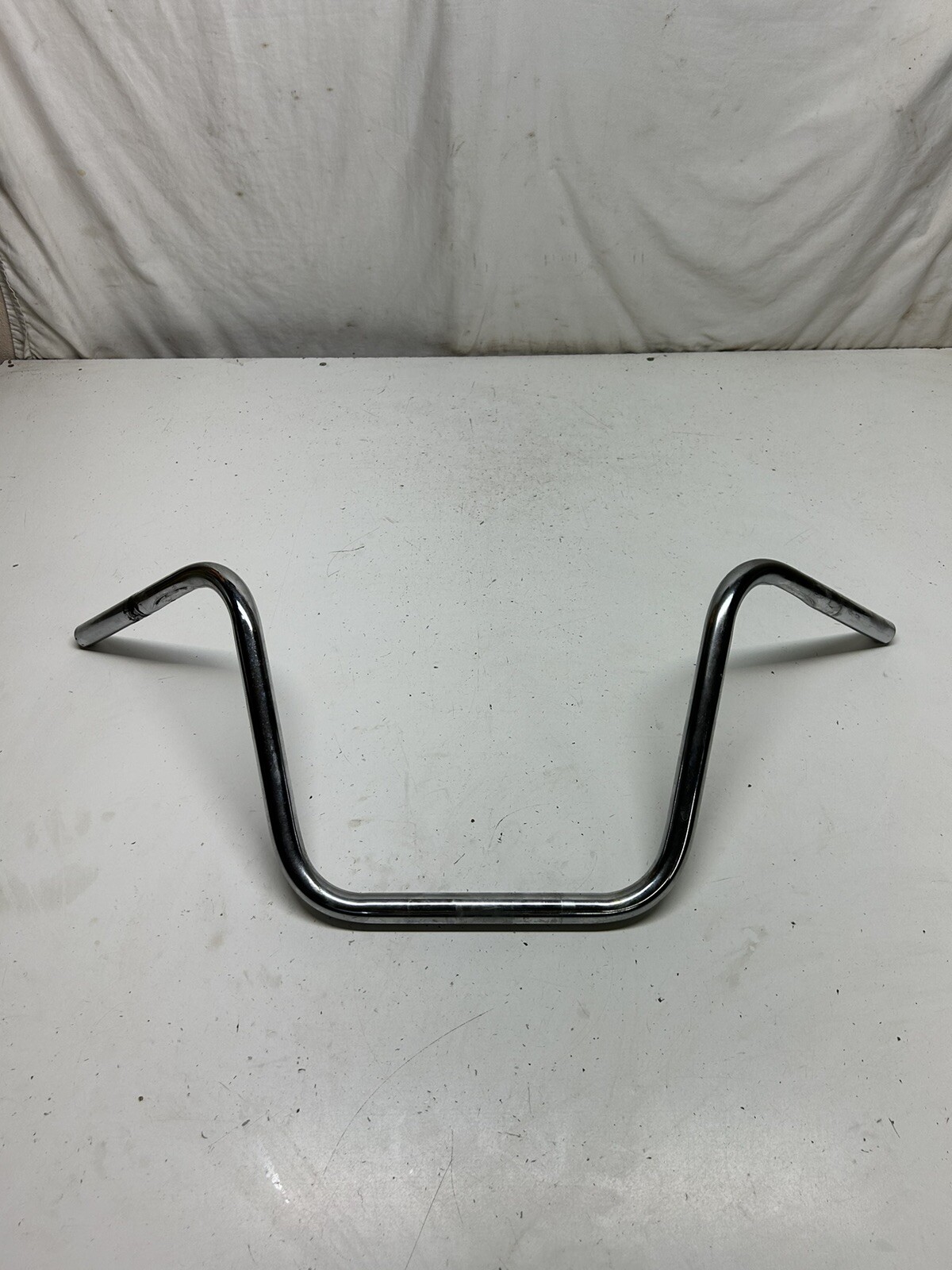 Harley Davidson Motorcycle Ape Hanger Handle Bars 12in Rise STRAIGHT | eBay
