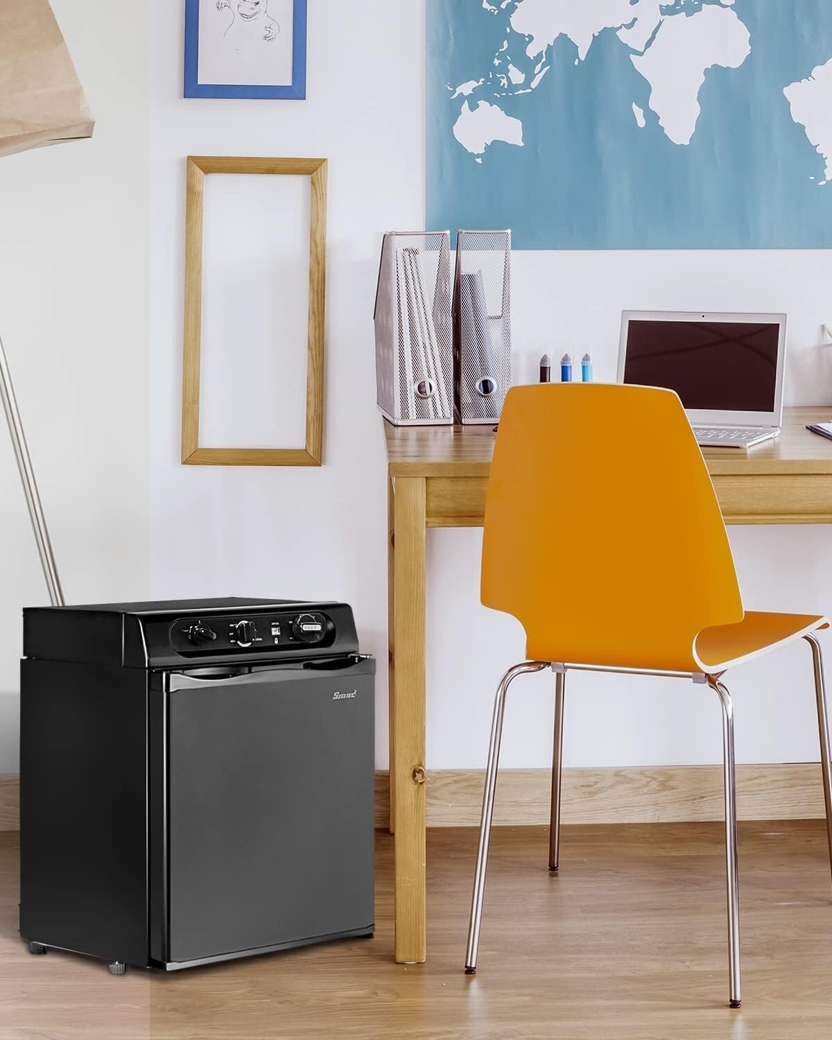 Smad Propane Refrigerator 3 Way Caravan Propane Fridge 110V/12V/LPG 1.4 ...