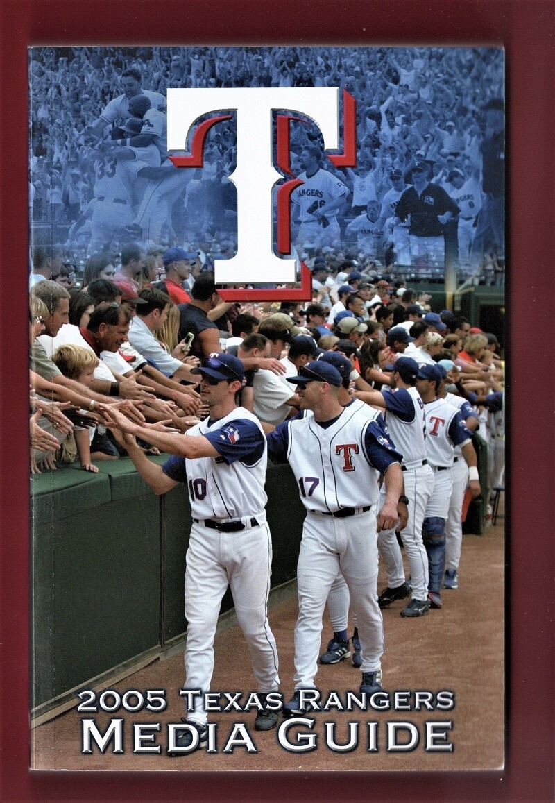 2005 Texas Rangers Baseball MLB Media GUIDE | eBay