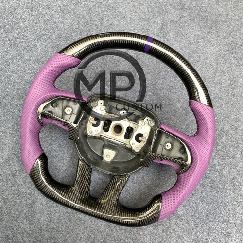 Custom Carbon Fiber Steering Wheel Fit For Challenger Charger Hellcat ...