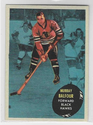 1961-62 MURRAY BALFOUR Topps #33 Blackhawks Ex | eBay