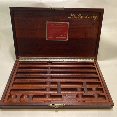 Vintage Pratt & Whitney Precision End Measures Inside Micrometers Empty ...