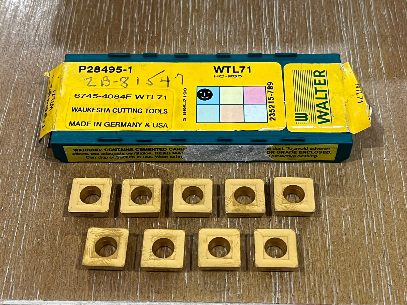 Walter 10 Pcs. P28495-1 Wtl71 Carbide Inserts for sale online | eBay