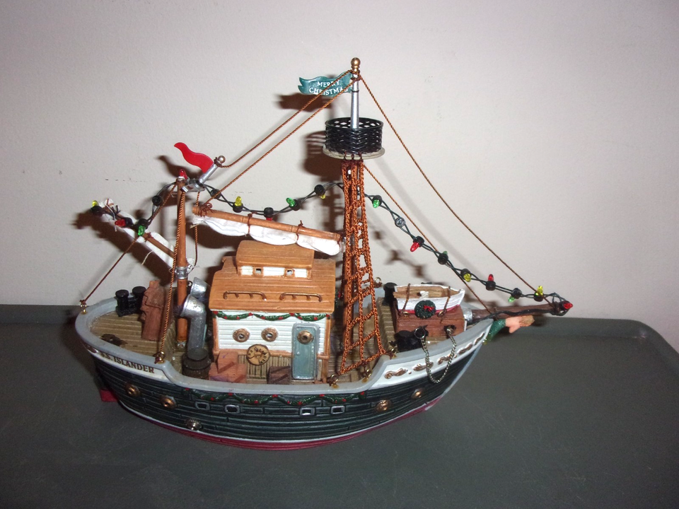 LEMAX S.S. ISLANDER BOAT 24826 CHRISTMAS VILLAGE HOUSE | eBay