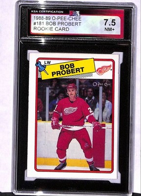 1988-89 O-Pee-Chee Bob Probert Rookie KSA 7.5 (CP). #181 | eBay