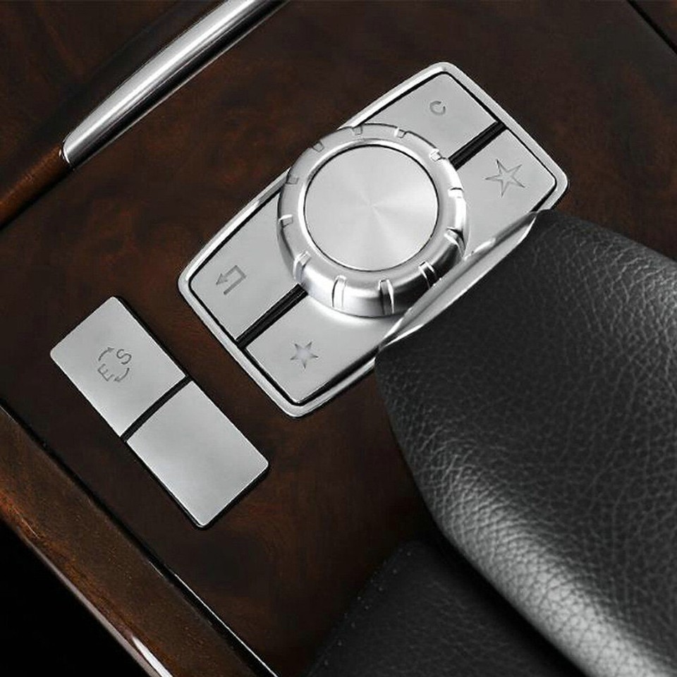 Stylish and Practical Center Console Button Cover for E Class W212 ...