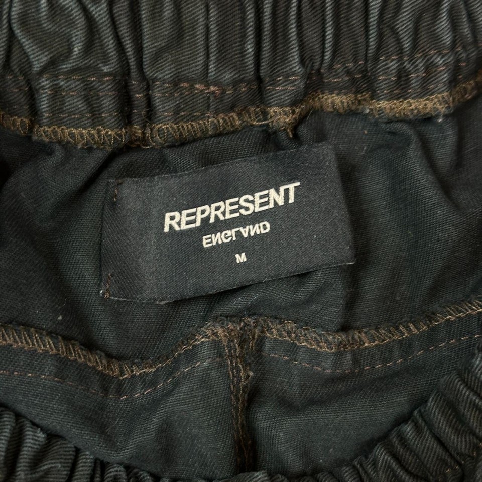 Represent Black Cargo Pants Slim Fit Trousers Mens - Size M | eBay