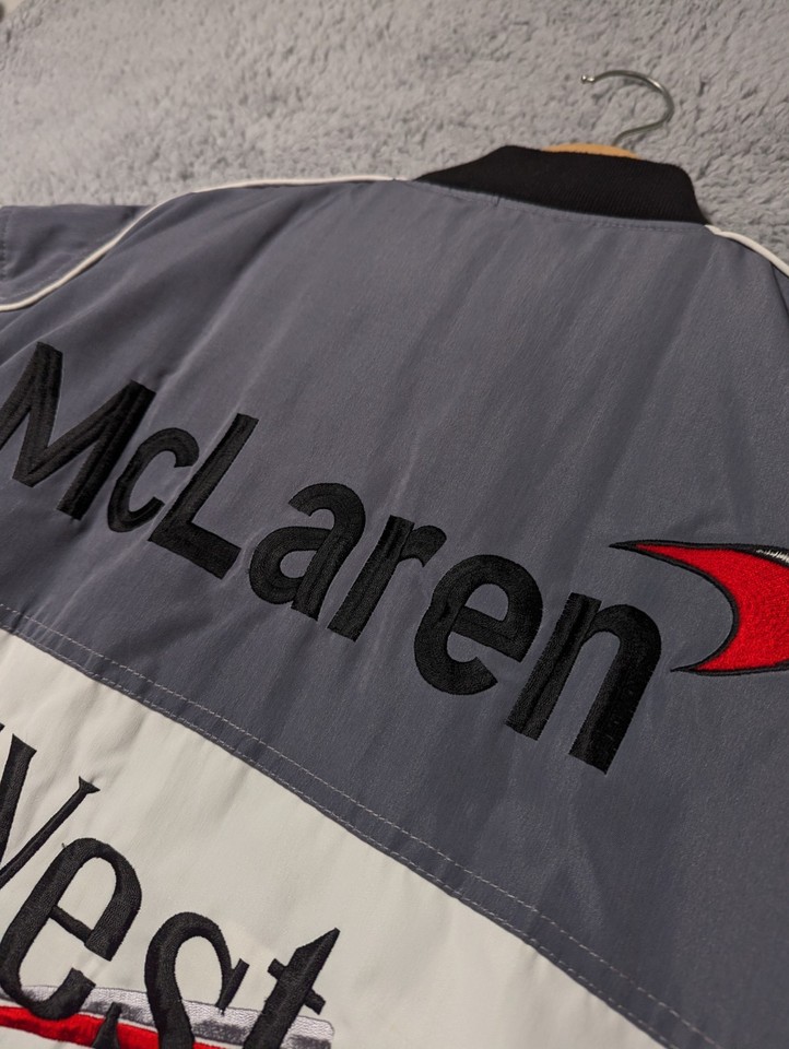 Vintage Mercedes Benz F1 Jacket Mens Large Mobil 1 Warsteiner Formula ...