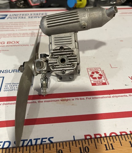 OS Max 25 FP RC/CL Model Airplane Engine with 842 Muffler/Exhaust & 9x6 Prop. | eBay