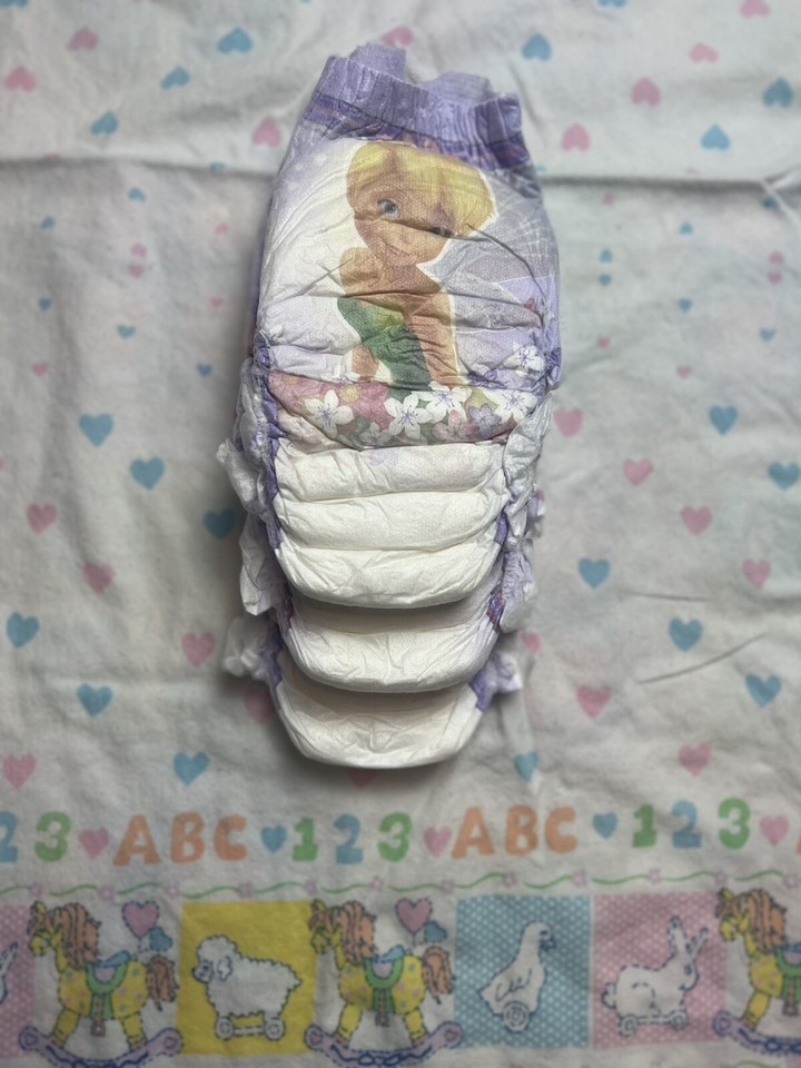Rare Vintage Tinker Bell Girls Goodnites Pull-Ups Diapers - 3 Pack ...