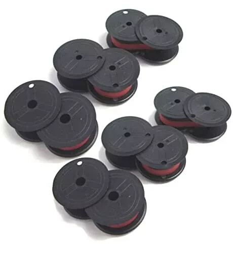 6 Calculator Ribbons for Canon MP11DX Canon MP-11DX Black Red - Adding ...