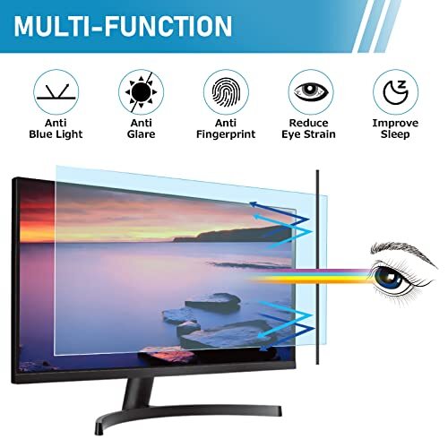 2 Pack 27 Inch Universal Blue Light Blocking Screen 2 PACK 27" DIAGONAL ...