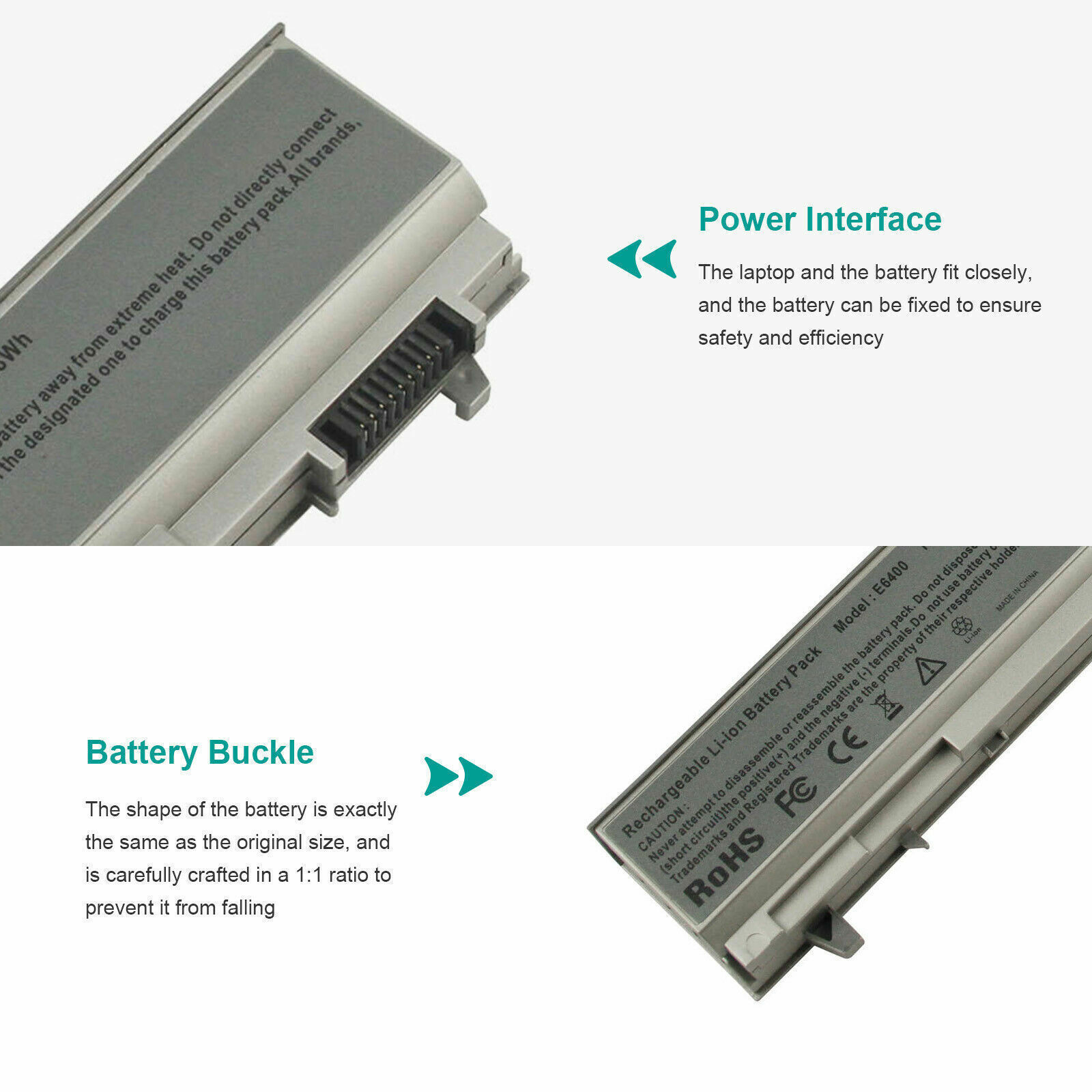 E6400 Battery for DELL Latitude E6410 E6500 E6510 PT434 PT435 KY265 W1193 RG049 | eBay UK