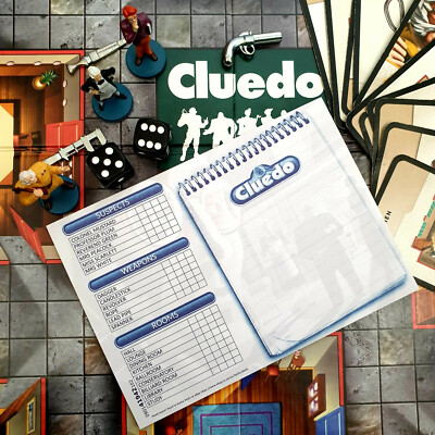 Cluedo Detective Notes Pad (25 sheet Pad) Spare Parts - NEW | eBay