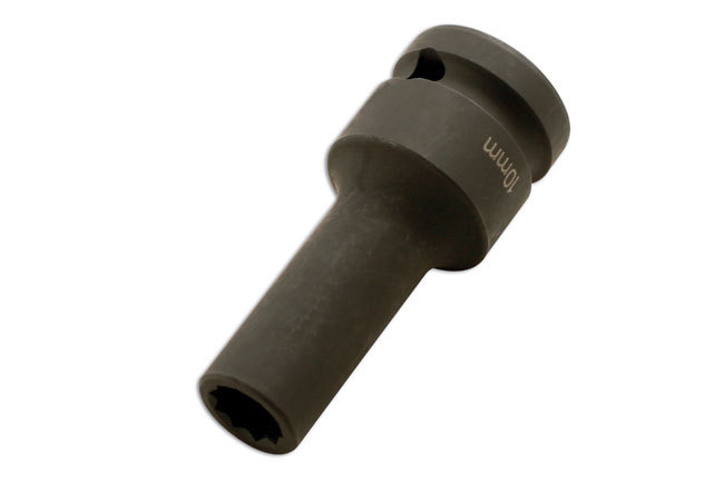 NEW! SPLIT RIM ALLOY WHEEL SOCKET TOOL 10mm 10 POINTS 1/2 DRIVE 60mm ...