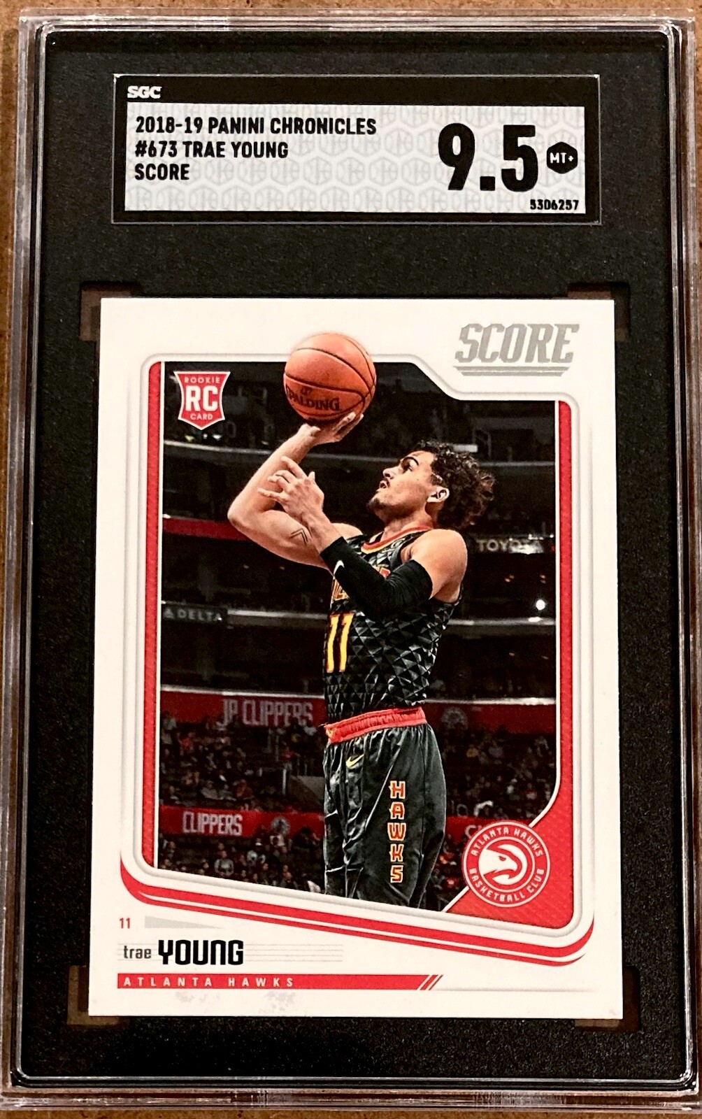 2018-2019 Panini Chronicles Score #673 Trae Young Rookie SGC 9.5 RC | eBay
