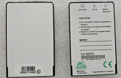 SRAM 2MB RAM Memory Storage Card USED SJA-002M5C ~ Pretec SN5002 - US ...
