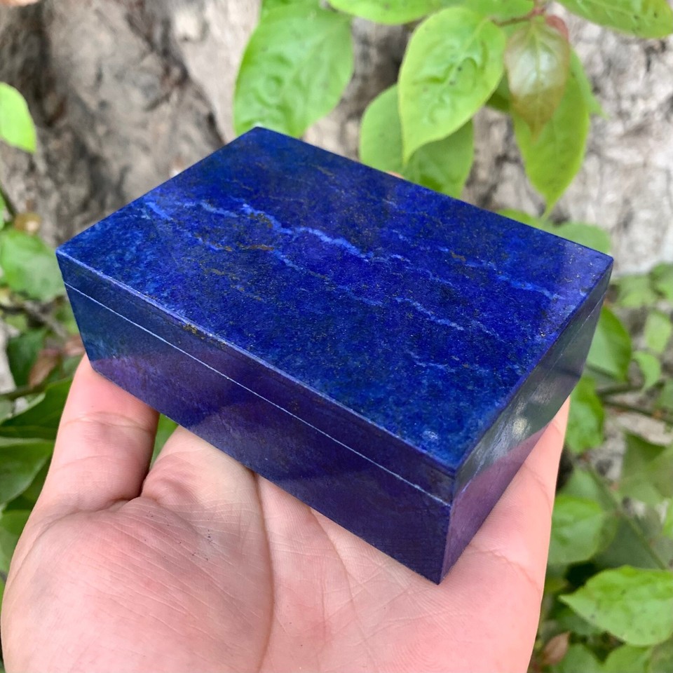 Lapis Lazuli Box, Lapis Box, Lapis Stone Box, Lapis Lazuli Rectangle ...