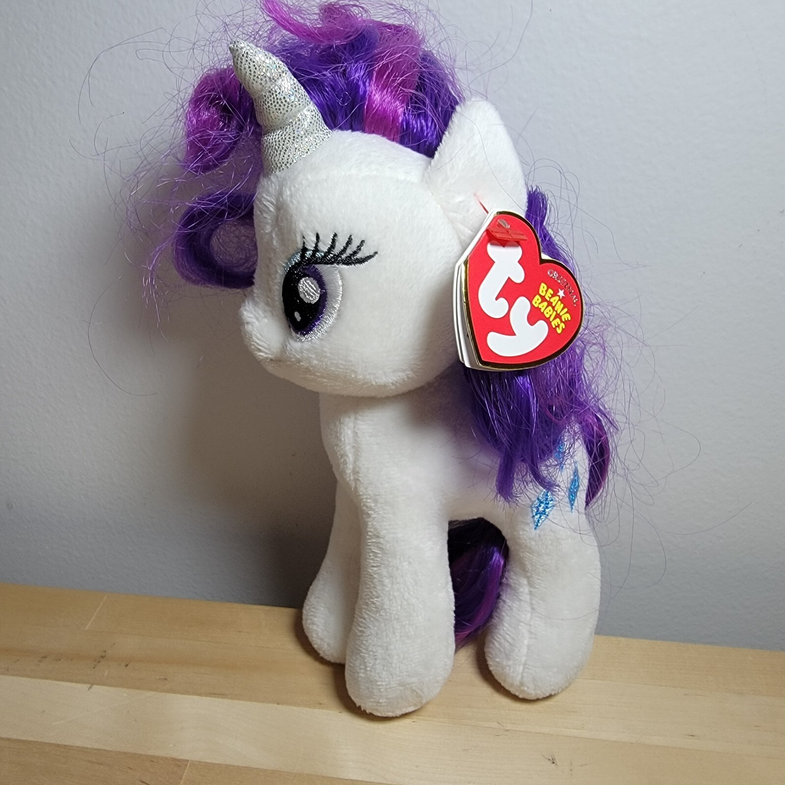 TY Beanie Baby - RARITY (Sparkle Hair Strands - 7 inch) (My Little Pony ...