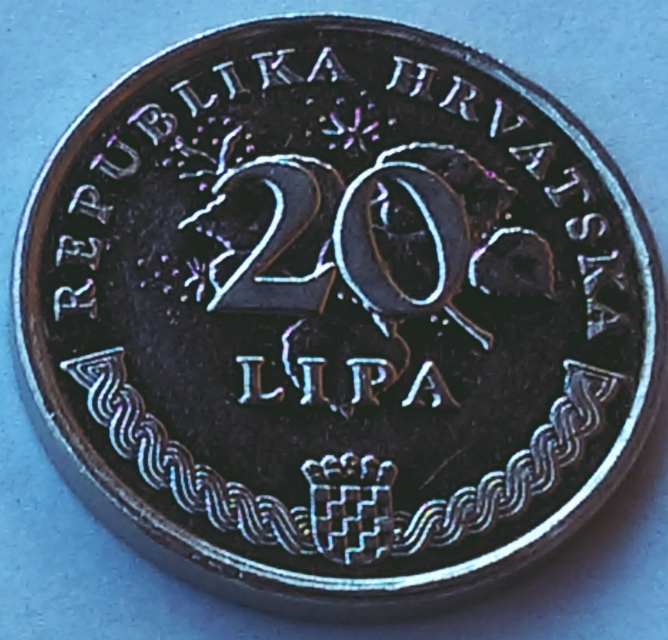 20 Lipa 1995. Croatian coin - FAO Oliven Maslina - FIAT PANIS ! | eBay