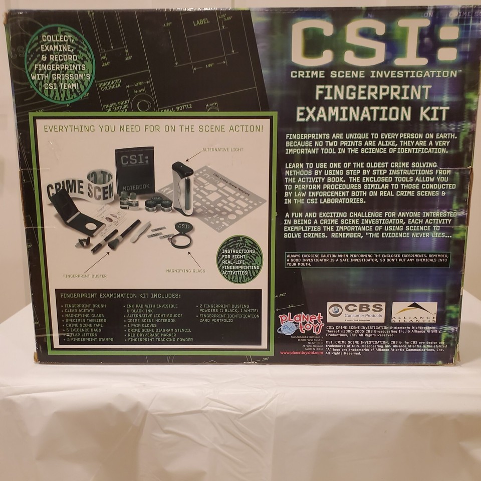 CSI Fingerprint Examination Kit | eBay