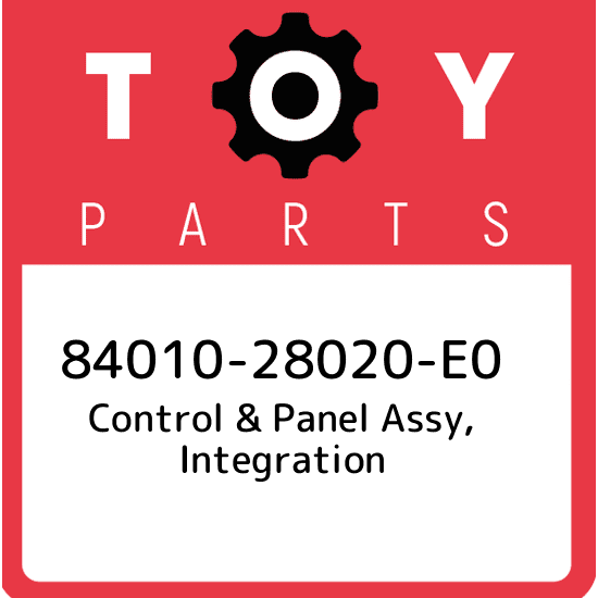 84010-28020-E0 Toyota Control & panel assy, integration 8401028020E0 ...