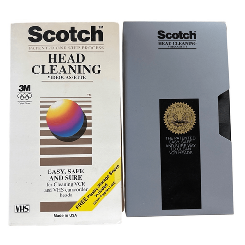 Scotch Head Cleaning VHS Videocassette | eBay
