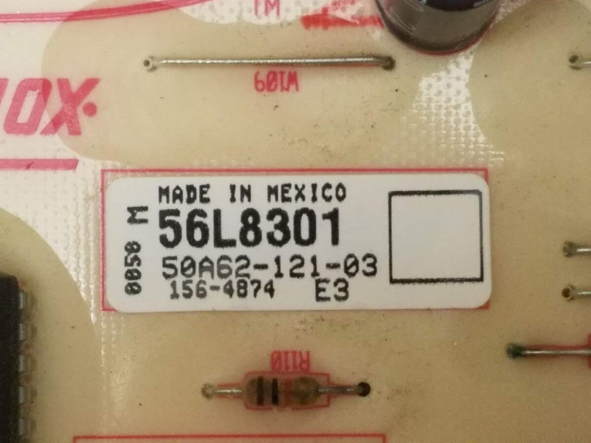 Lennox OEM Control Board 56L8301, 24L8501, 97L4801 White Rodgers 50A62 ...
