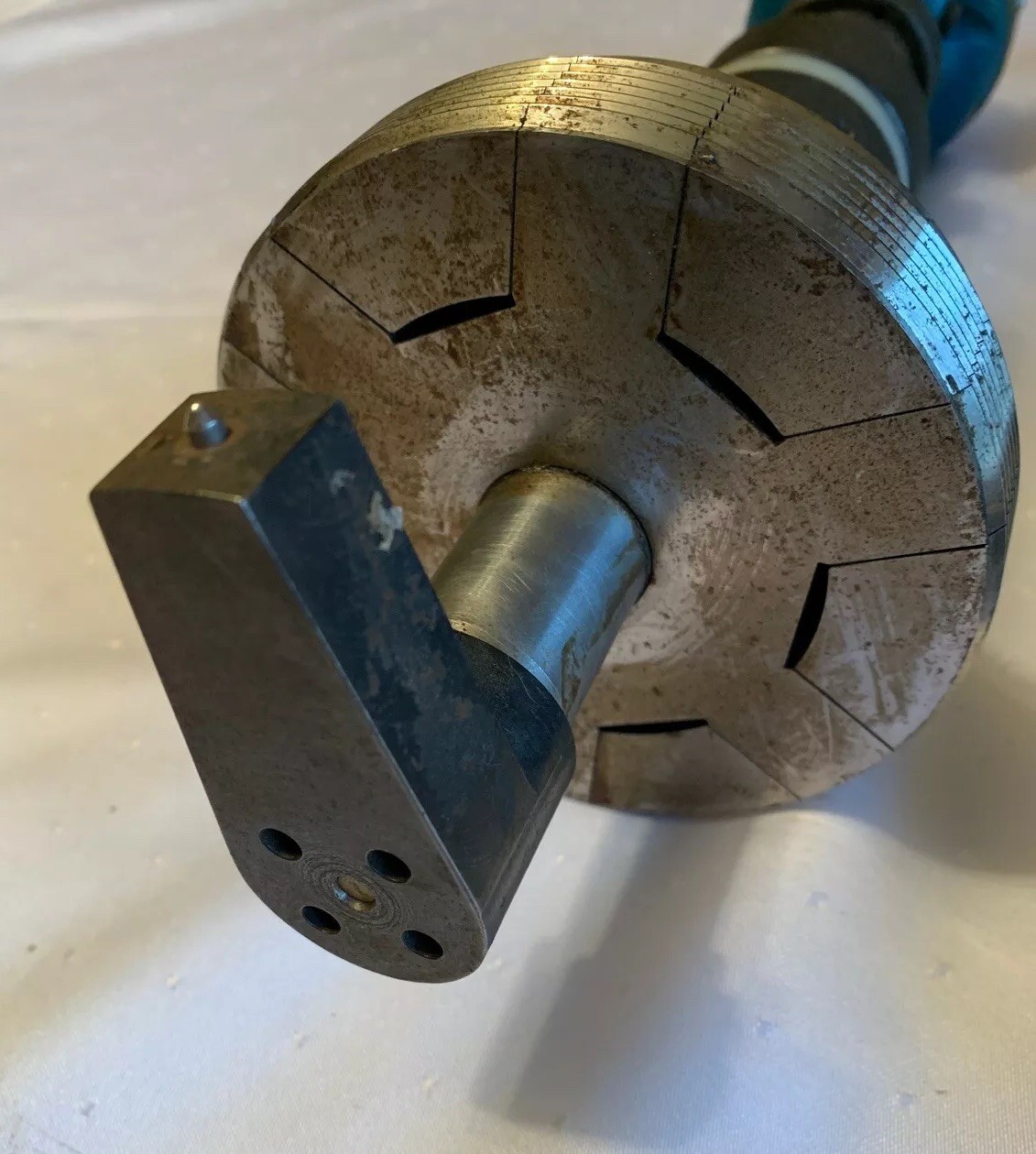 2 Vtg AG DAVIS Federal Gauge RUNOUT SWEEP DIAL GAUGE THREADED BIG ...