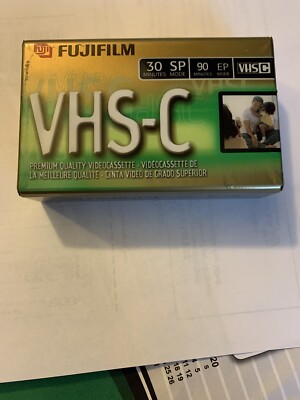 Fujifilm VHS-C 30 SP / 90 EP Mins Videocassette New Sealed | eBay