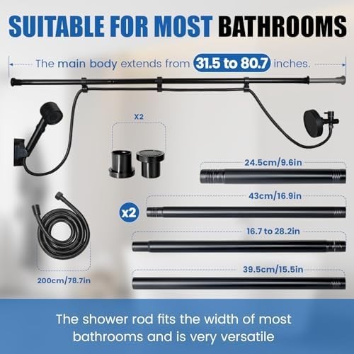 Tandem Shower Heads, Double Shower Head for Couples, Dual Shower Head ...