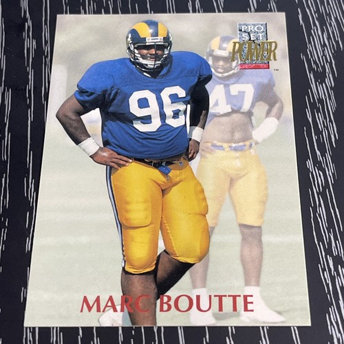 1992 Power Football Card #329 Marc Boutte RC | eBay