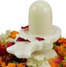 White Marble Shiva Lingam Statue Handmade Yoni Base Shivling Hindu ...