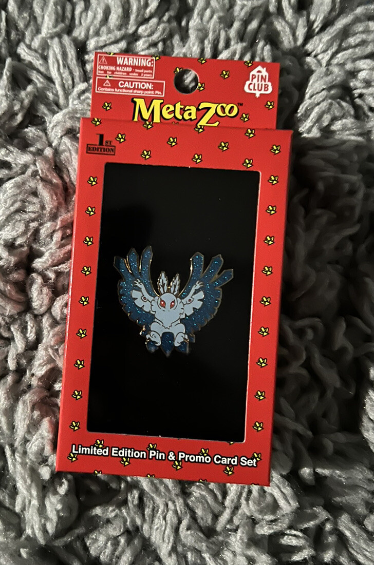 METAZOO Mothman Pin + Promo Card Set Pin Club 1st Edition Sealed | eBay