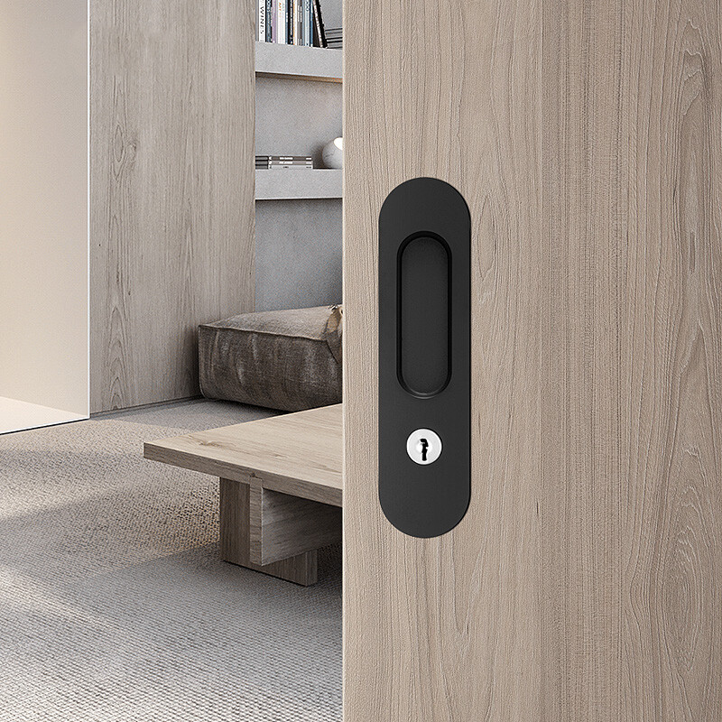 HOT Recessed Hidden Sliding Door Locks European Mortise Door Hook Lock ...