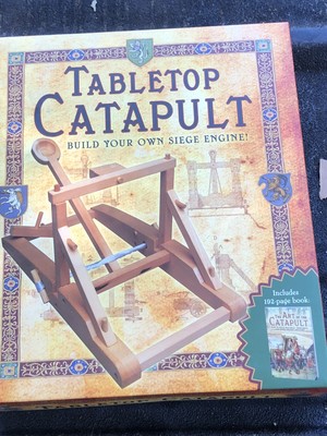 Tabletop Catapult Build Your Own Siege Engine Catapult Kit & Book ...
