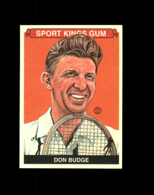 Don Budge 2012 SportKings Series E #252 Premium Back Parallel Full Size ...
