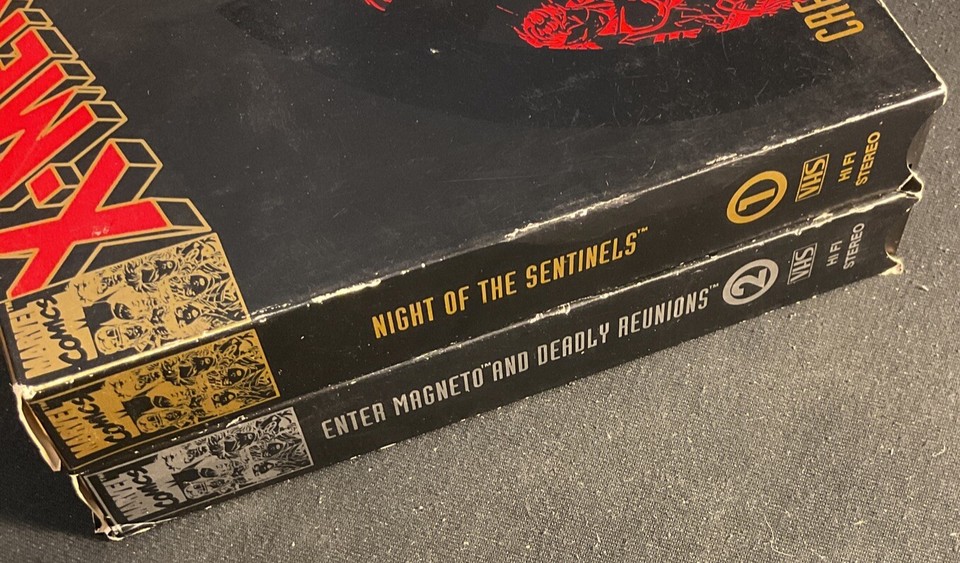 X-Men Creators Choice Volume 1 & 2 VHS Tapes Cartoon Marvel Comics Stan ...