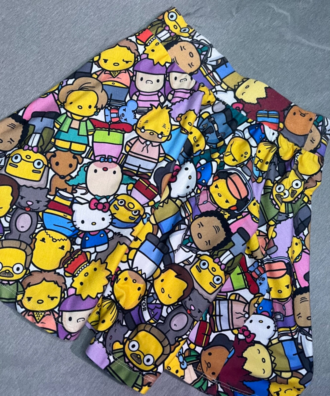 Rare Hello Kitty x Simpsons Japan LA all over print s… - Gem