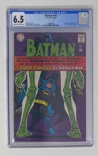 DC Comics Batman 195 CGC silver age vintage | eBay