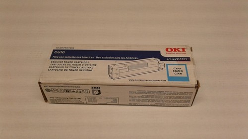 Okidata 44315303 Cyan Toner Ctg for Oki C610cdn Series | eBay